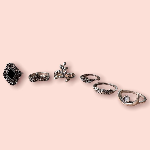 Jewelry | New Silver Rings Bundle | Poshmark